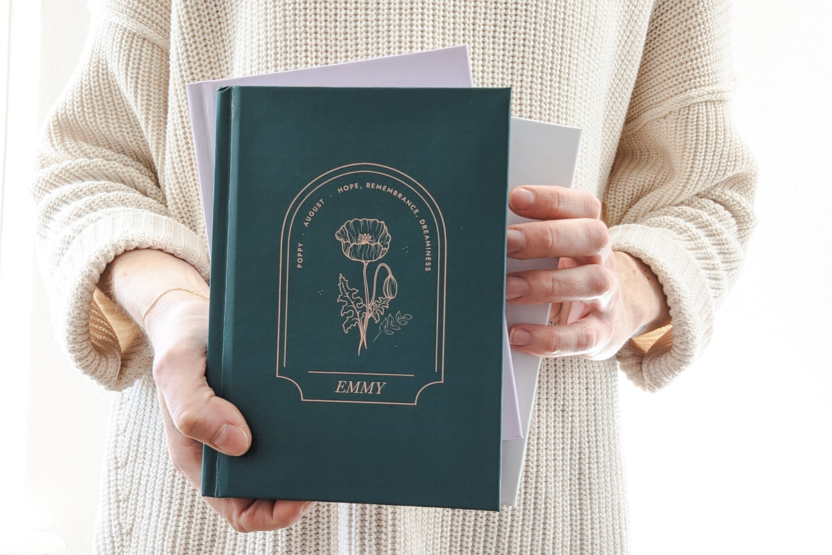 Birth Month Flower Journal Personalized | Nuts & Bolts Paper Co | Nuts ...